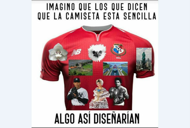El humor panameño vuelve con los memes y ahora le tocó a la camiseta de ...