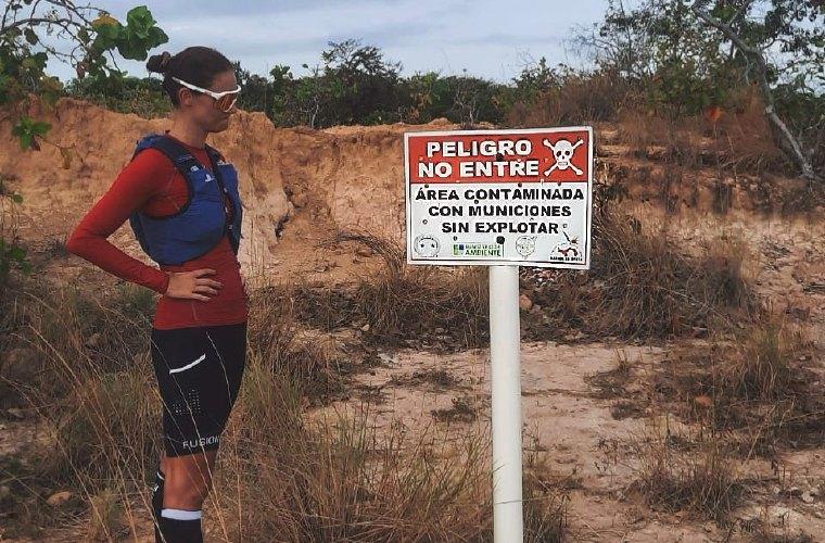 Carolina Dementiev... ¡en un campo minado de Panamá! | Día a Día