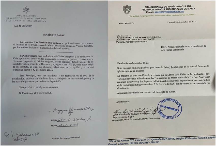 ¡Denuncian que Ana Fisher ya no es monja! Sigue utilizando el hábito ...