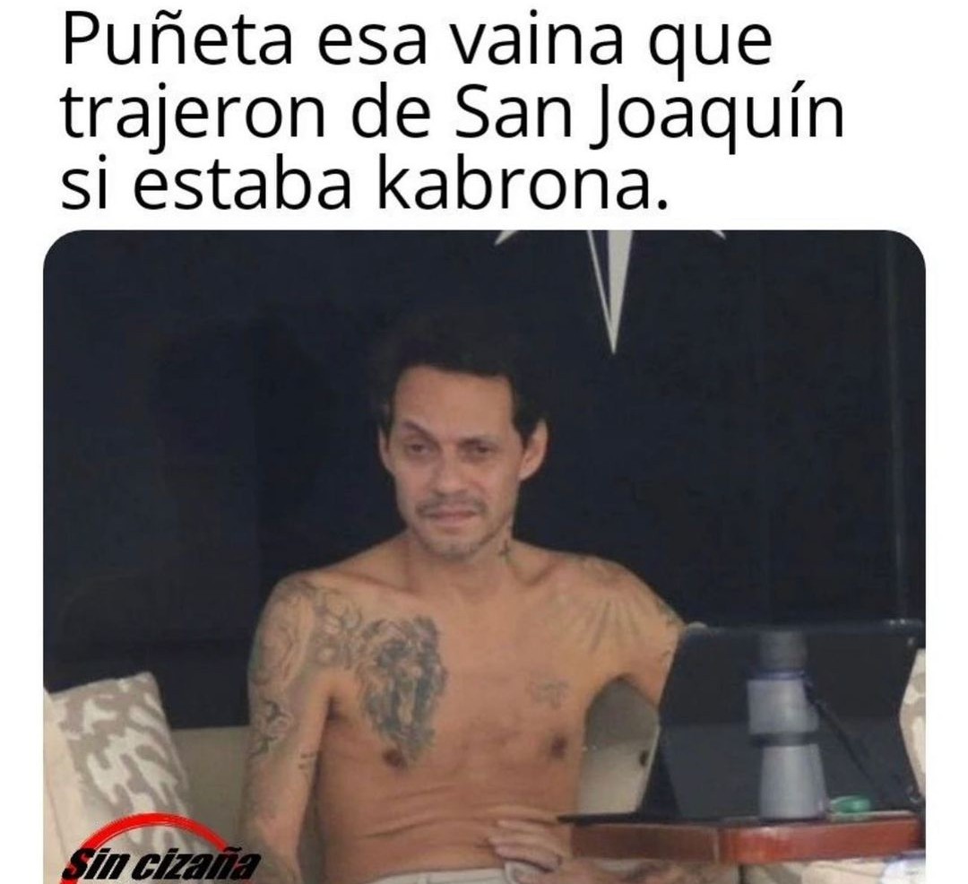 ¡Ay, no lo sueltan! Marc Anthony es comidilla en las redes sociales ...